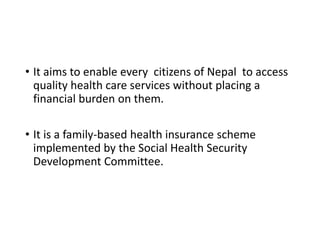 Social health Security Scheme and disability | PPTX