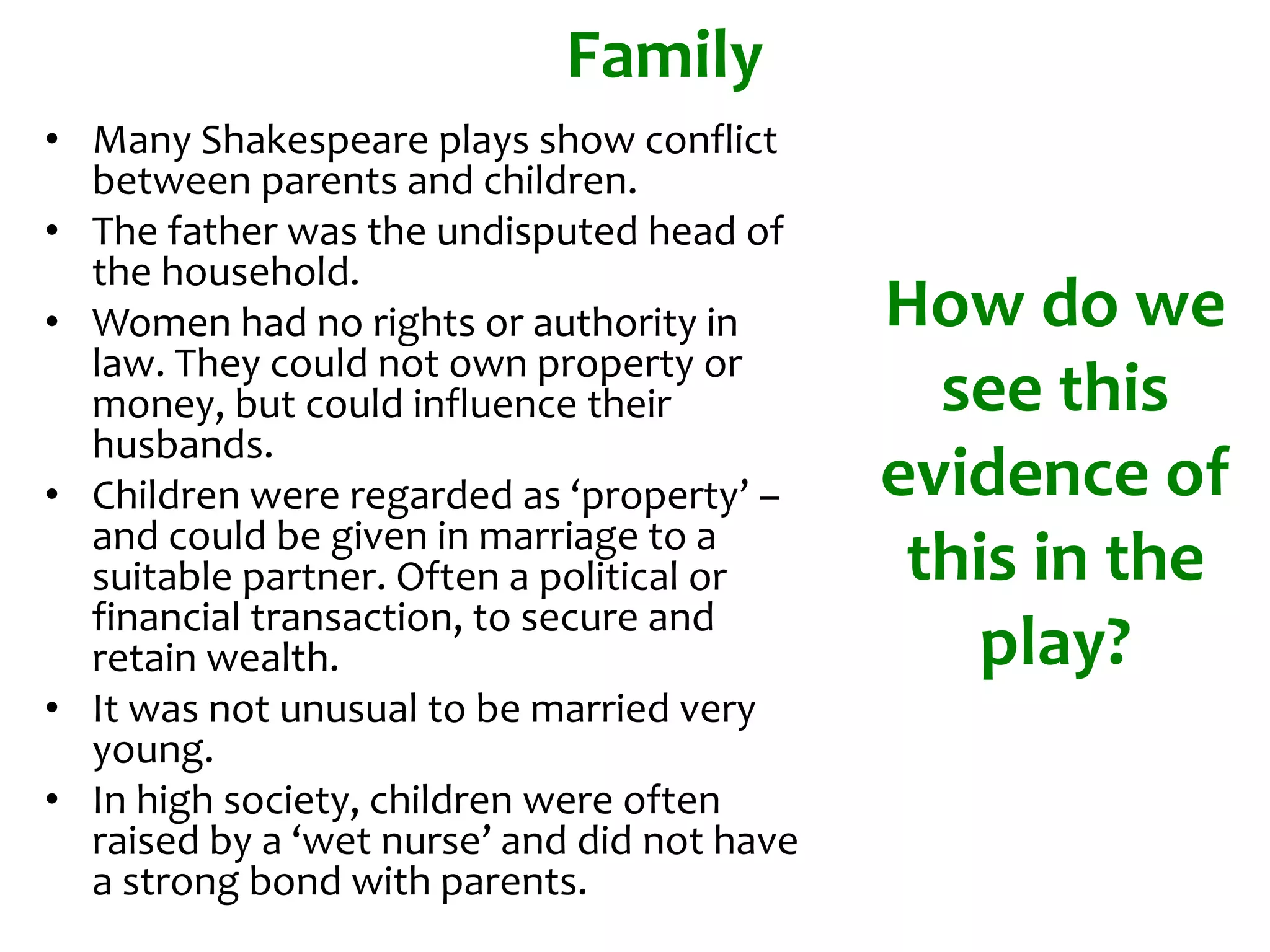 Social historical context of romeo and juliet | PPTX