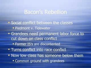 Bacons Rebellion Apush