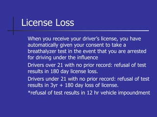 Criminal Consequences of Underage Drinking | PPT