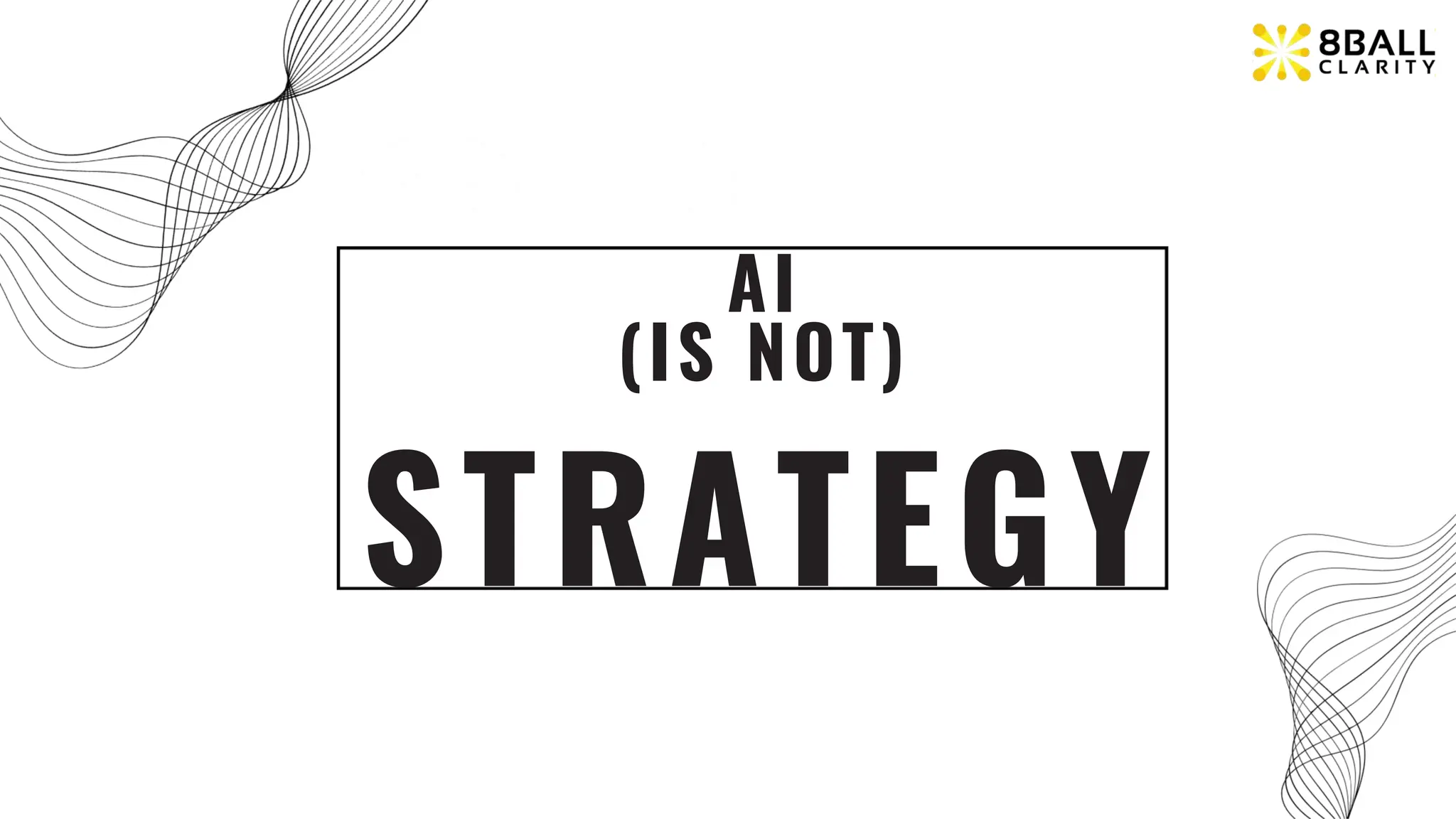 AI (IS NOT) Strategy - Julie Lavergne - SocialHRCamp Ottawa 2024 | PPTX