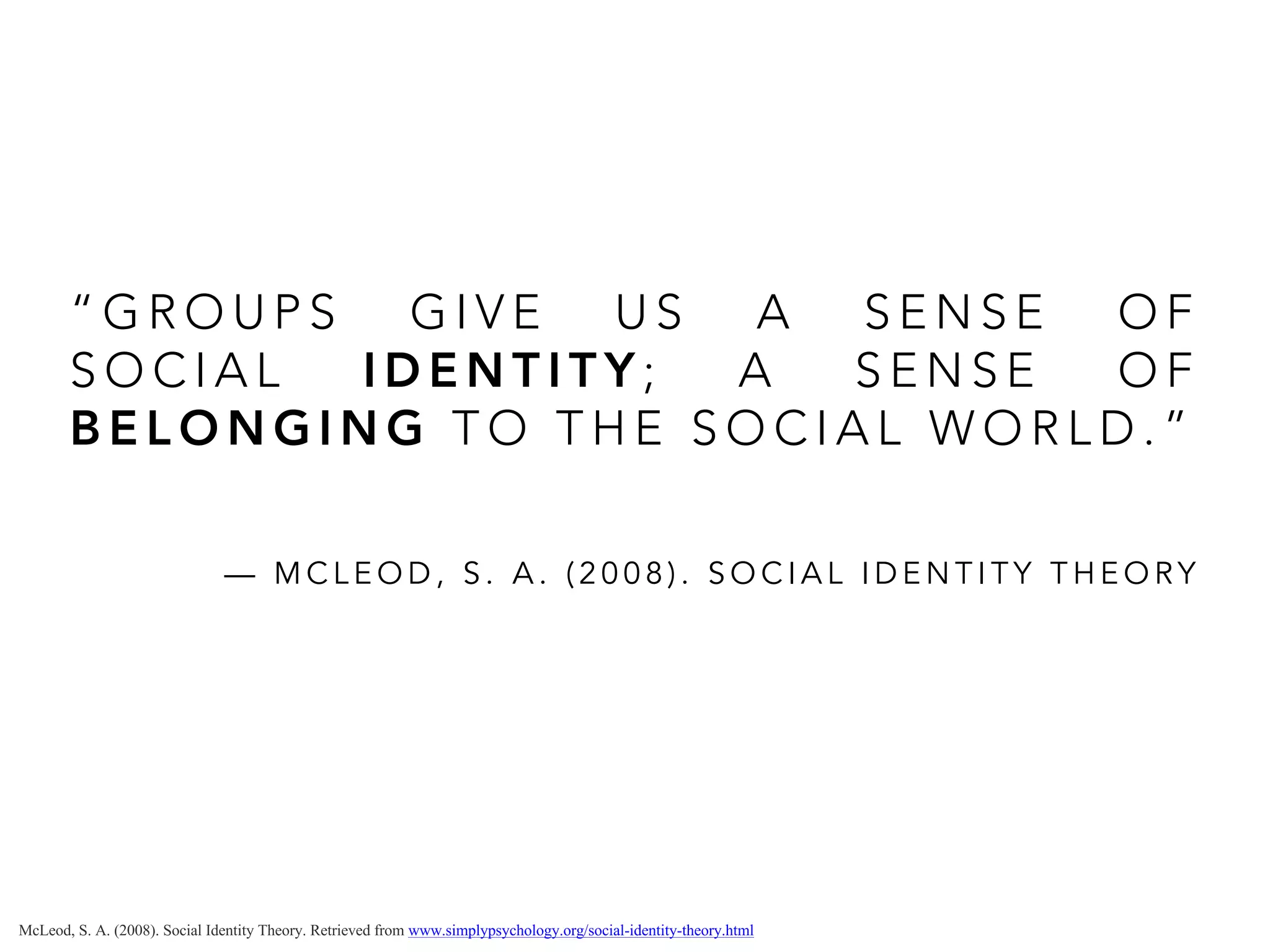 Social Media and the Social Identity & Knowledge Gap Theory | PDF