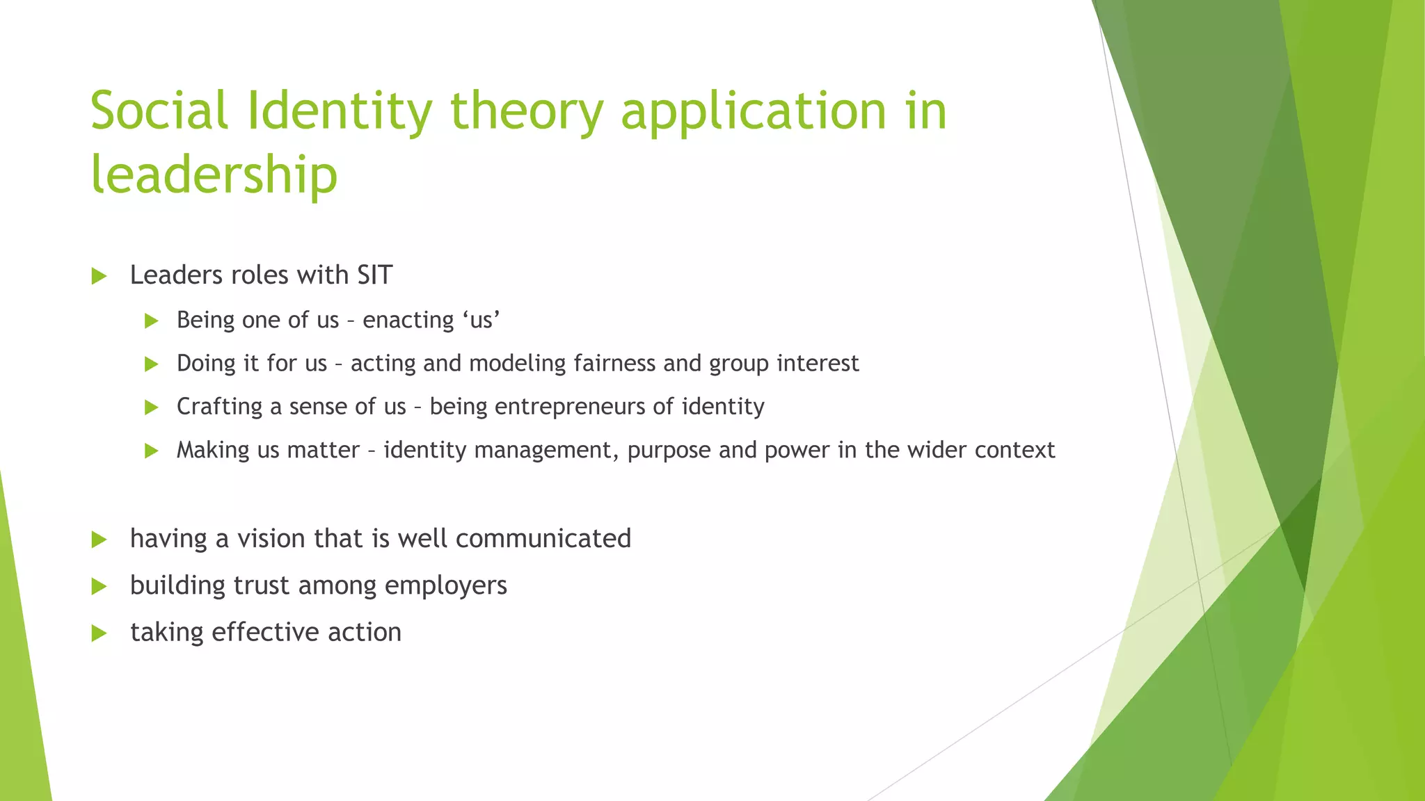 Social identity theory 1 | PPTX