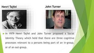 Social identity theory in socio cultural approach to learning behavior ...