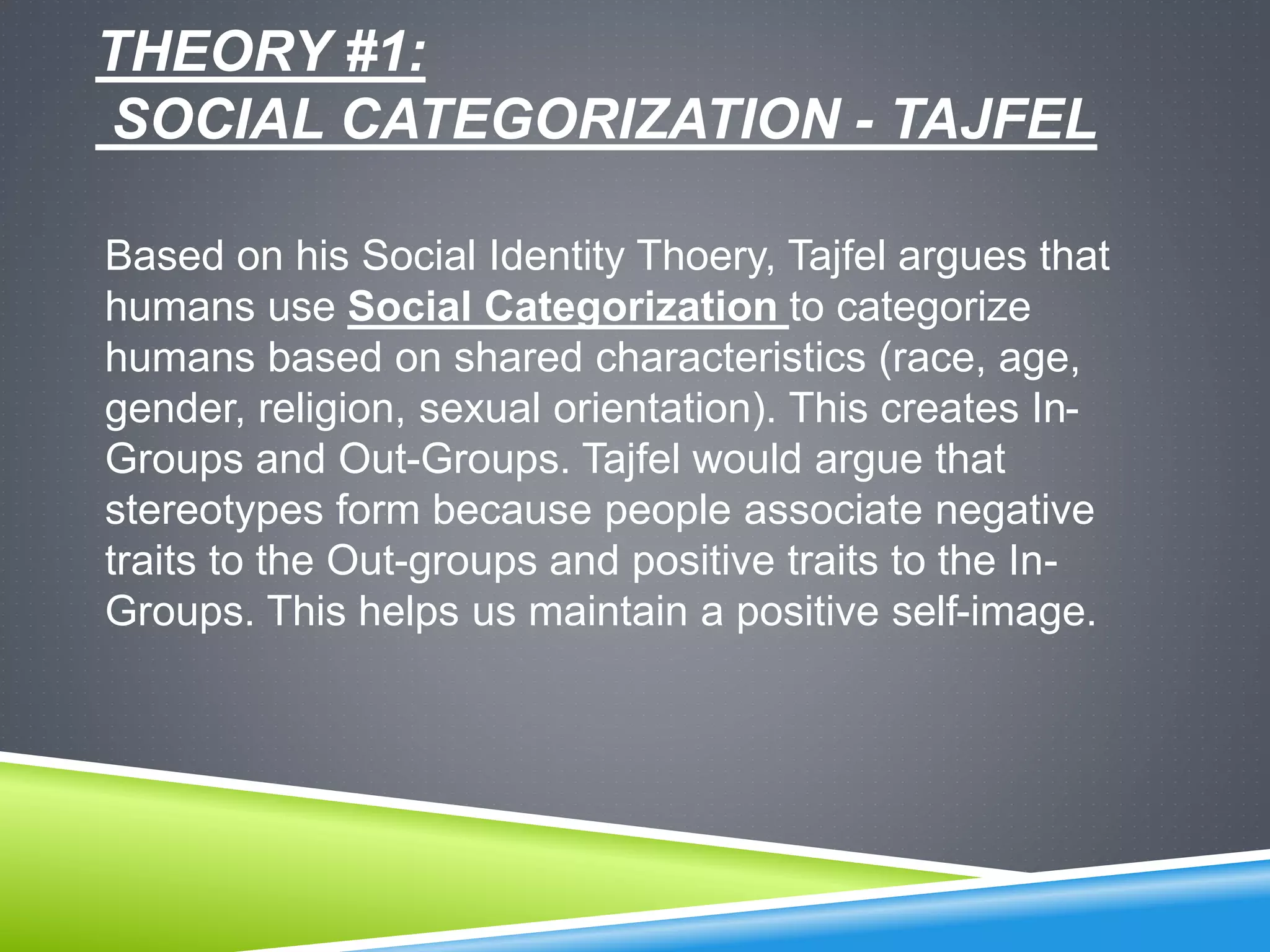 Social identity theory pp | PPTX