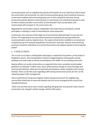 Social impact analysis | PDF
