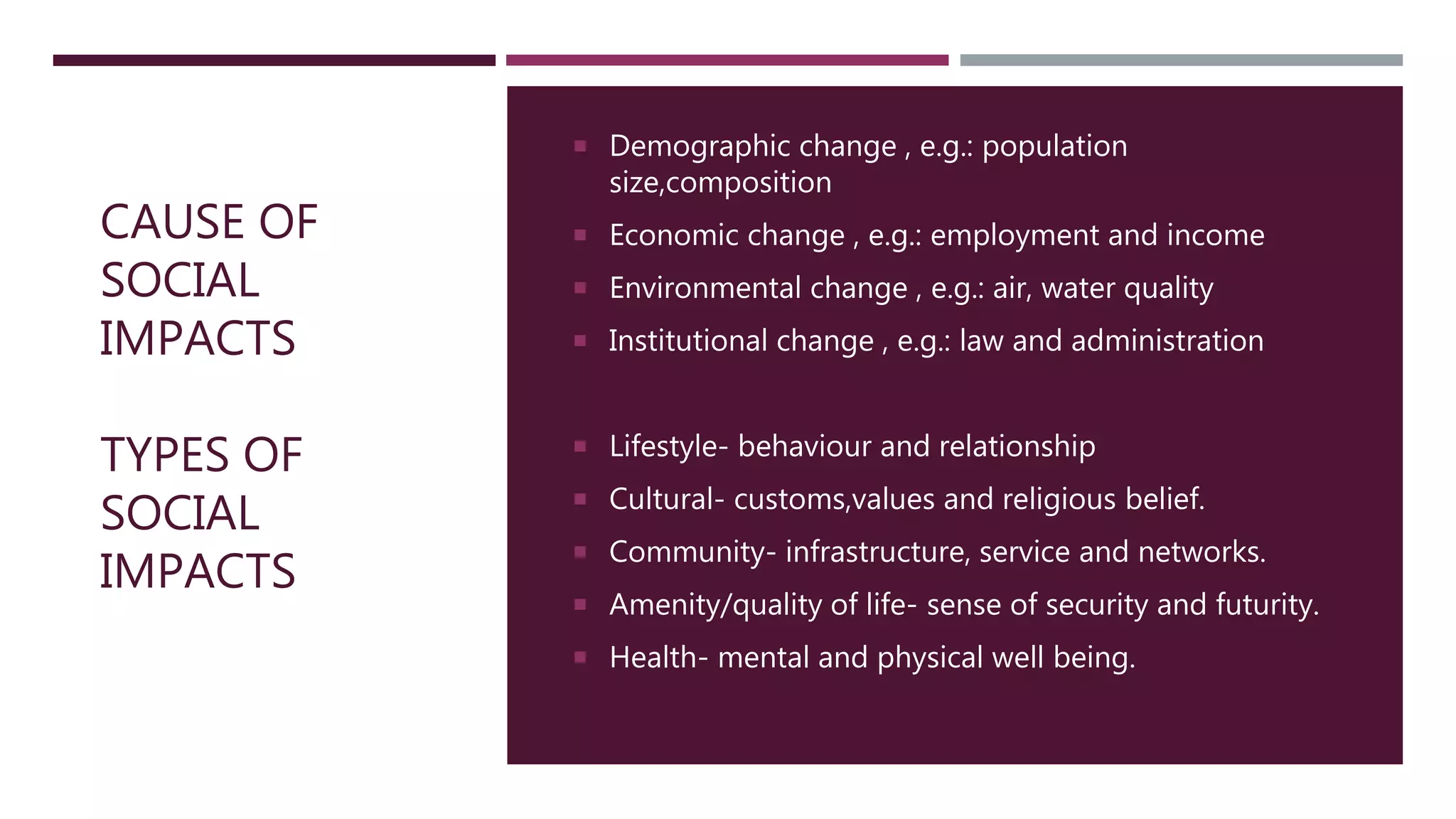 Social impact assessment | PPTX