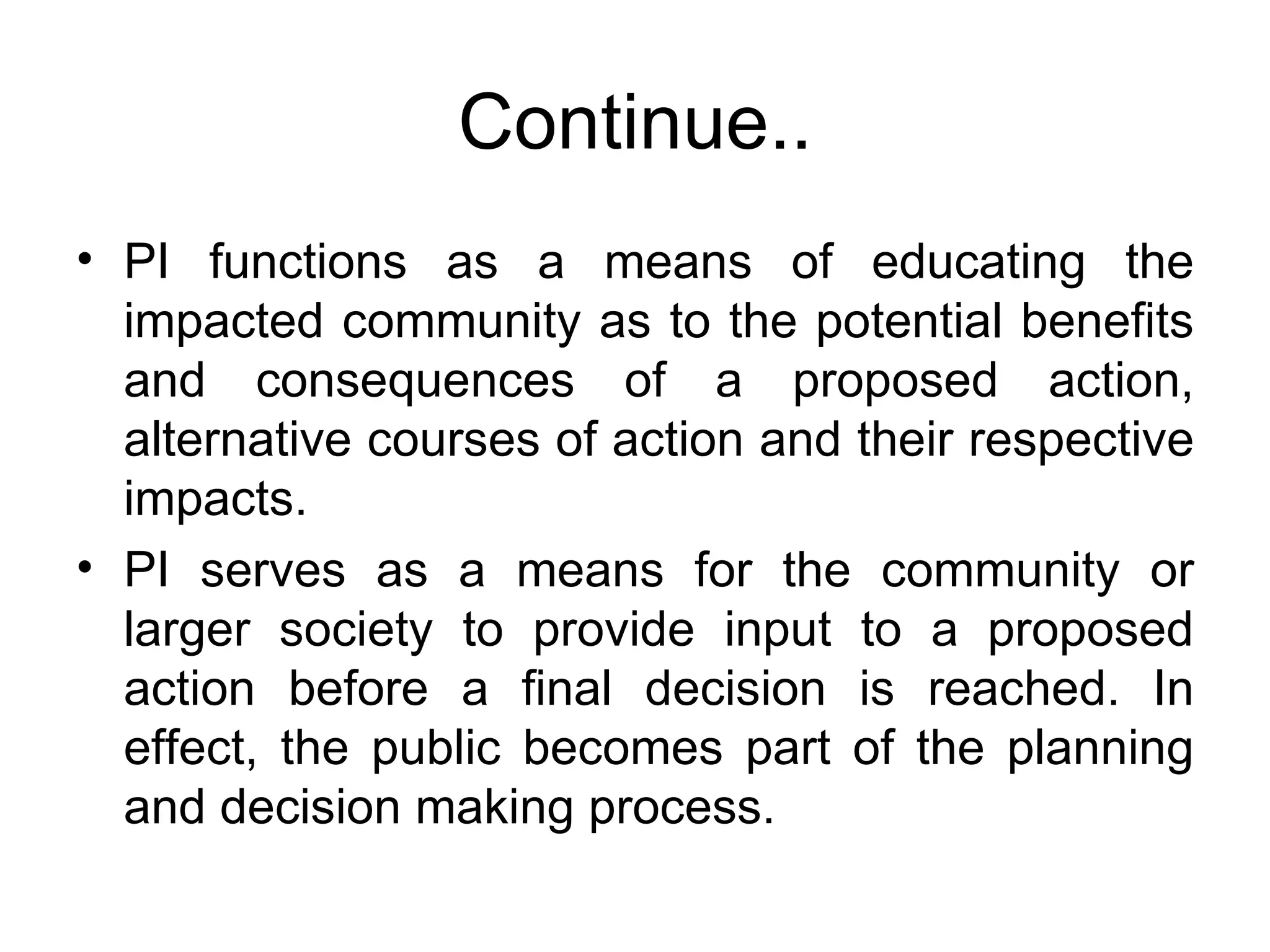 Social impact assessment and the public involvement process | PPT