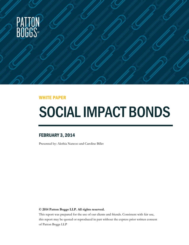 Social Impact Bonds | PDF
