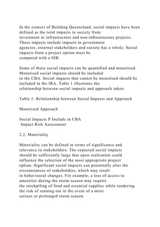 SOCIAL IMPACT EVALUATION GUIDESUPPORTING BUSINESS CASE D.docx