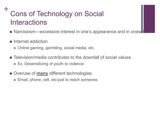Social impact of technology: Social Isolation | PPT