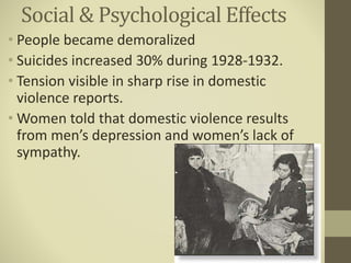 Great Depression Effects