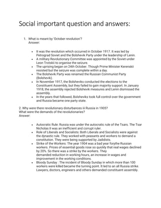 Russian revolution | PDF