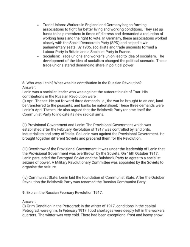 Russian revolution | PDF