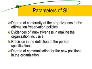 Social Inclusion Index: An Index for Ensuring Inclusion | PPT