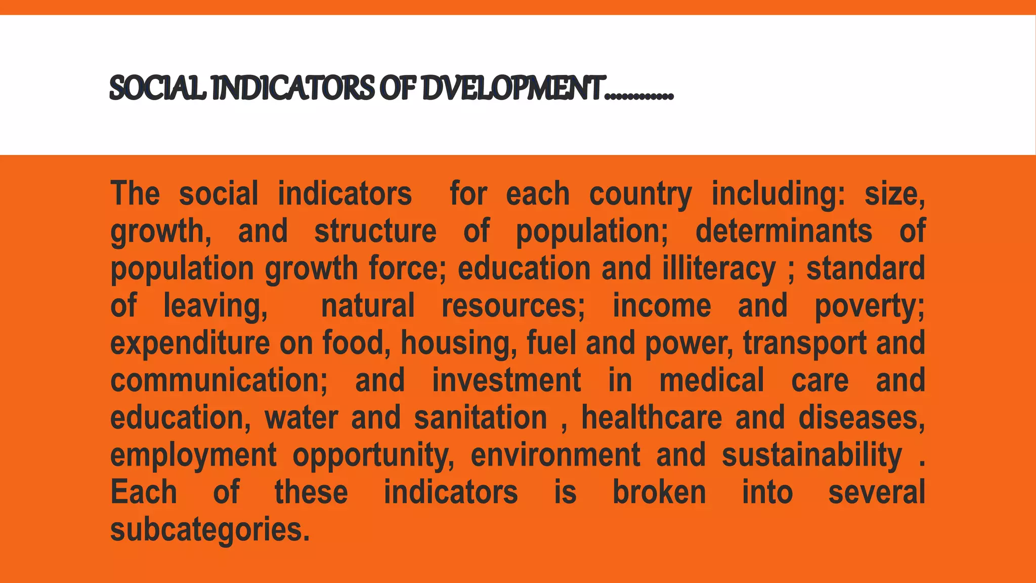 Social indicators of education | PPTX