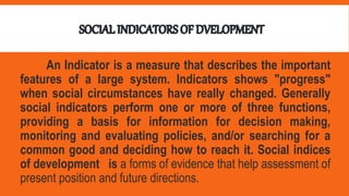 Social indicators of education | PPTX