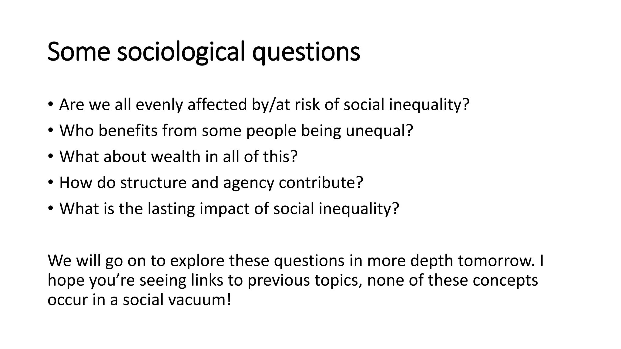 Social inequality | PPTX