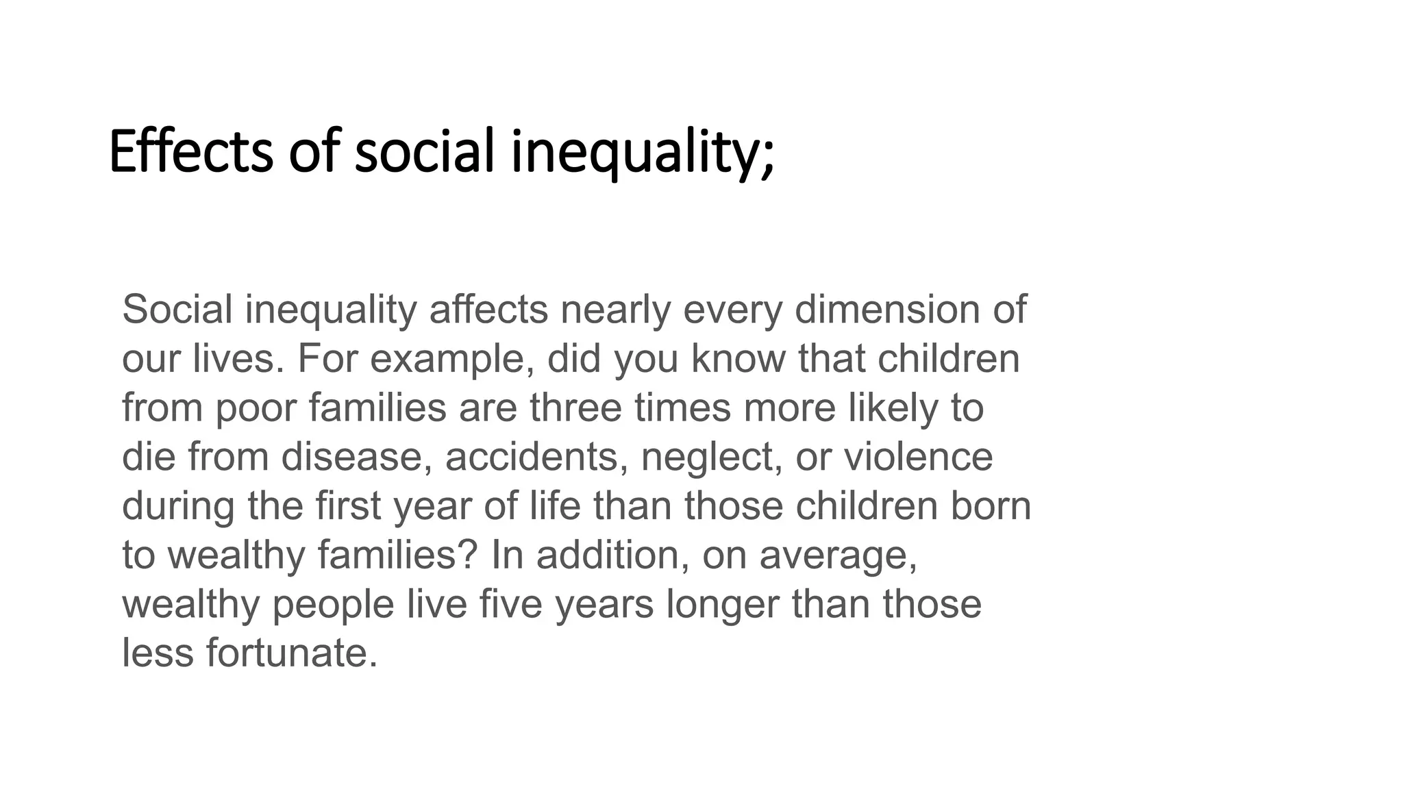 Social inequality | PPTX