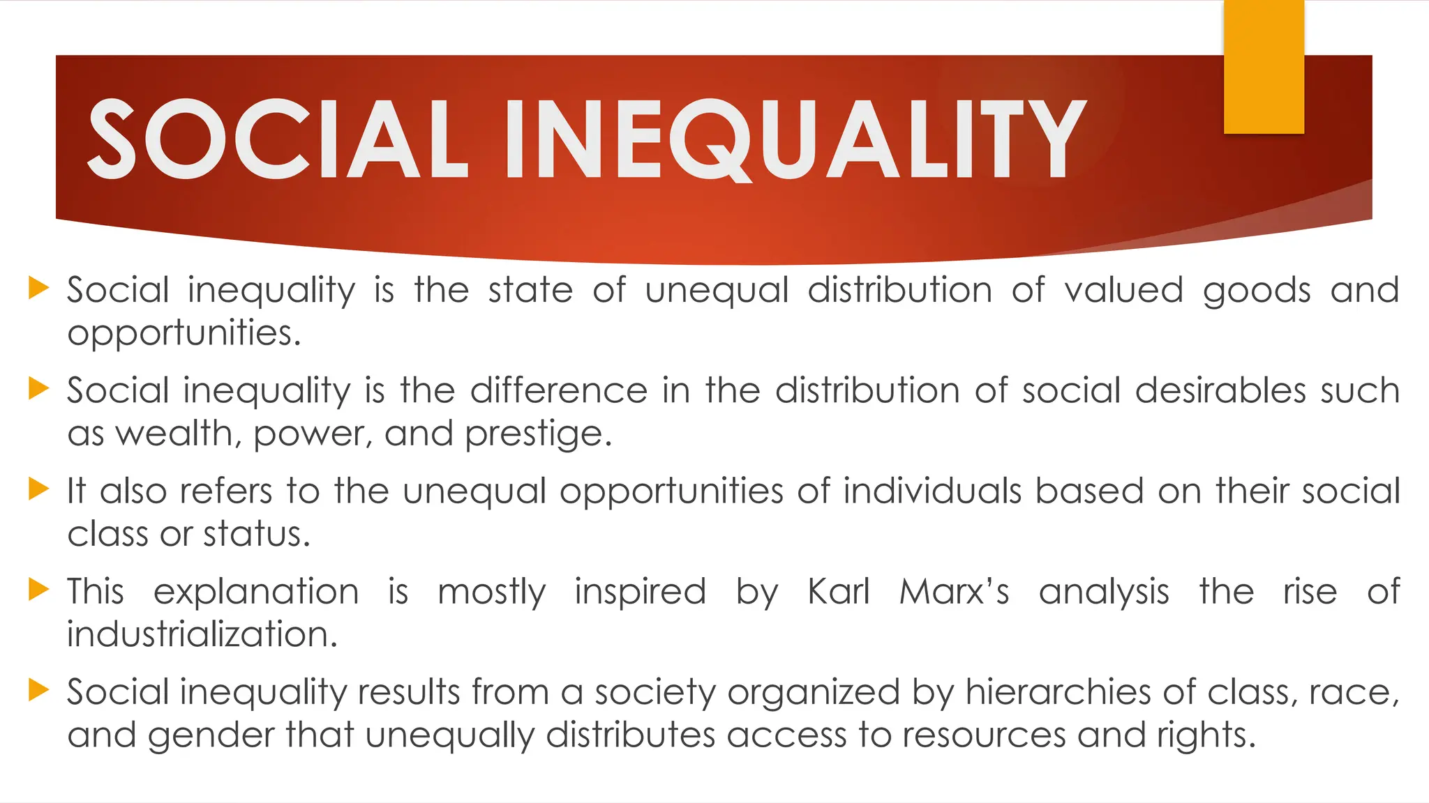 UCSP module Social Inequality for grade 12 | PPTX