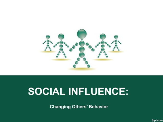Social influence | PPTX