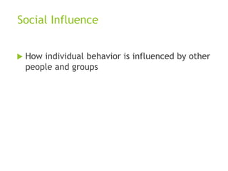 Social Influence Psychology | PPT