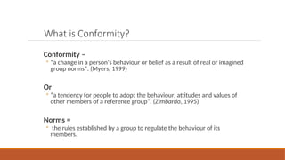 Determinants of Social Influence Presentation | PPT