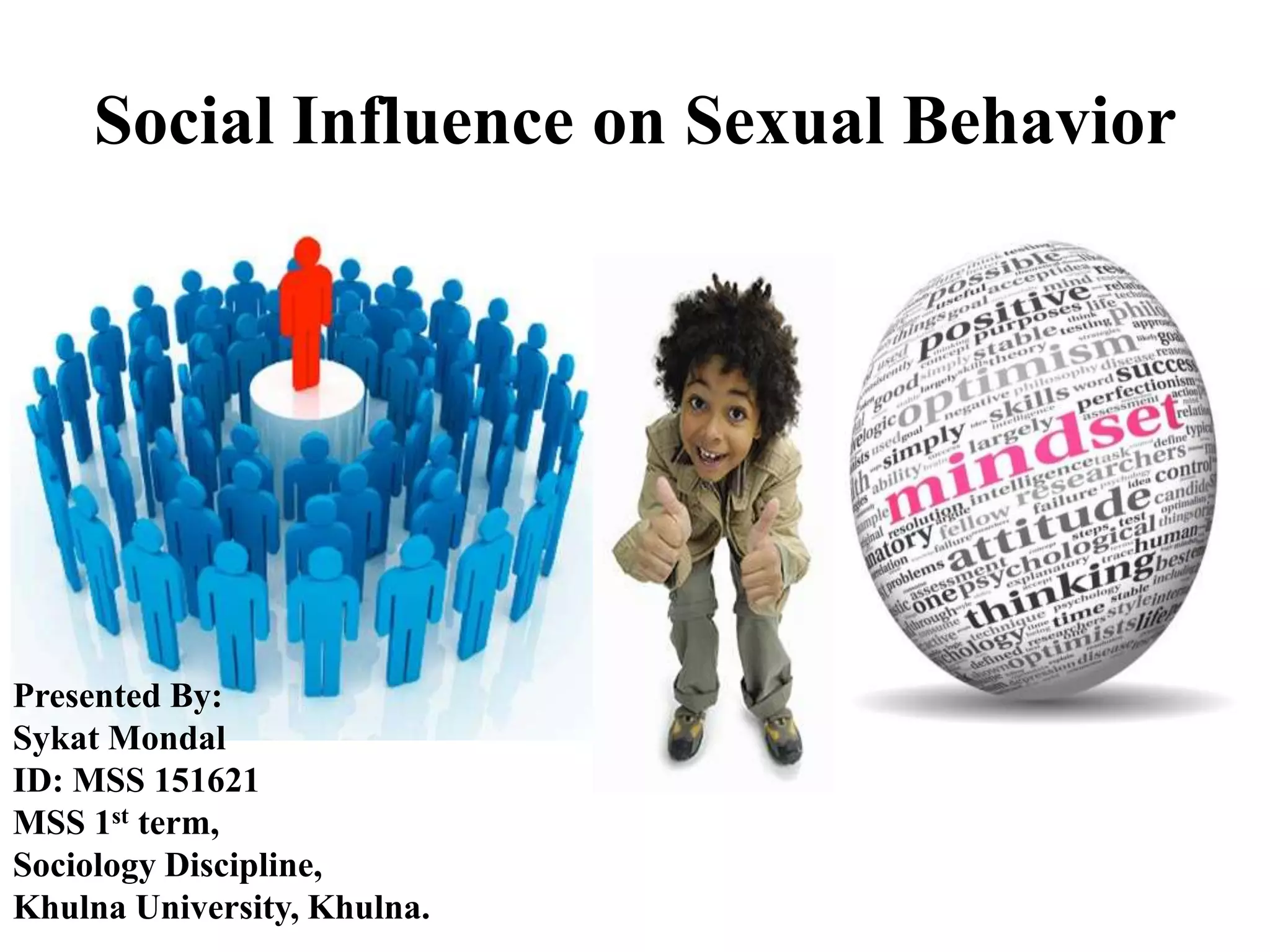 Social influence on sexual behavior | PPTX