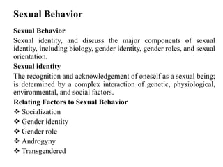 Social influence on sexual behavior | PPTX