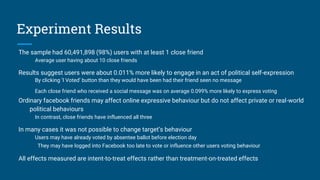 Social influence and political mobilization | PPTX | Social Networking ...