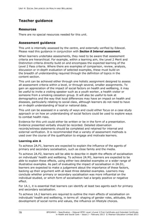 Social influences specification | PDF | Family and Relationships