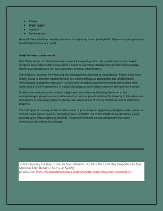 What Is Social Infrastructure? | PDF