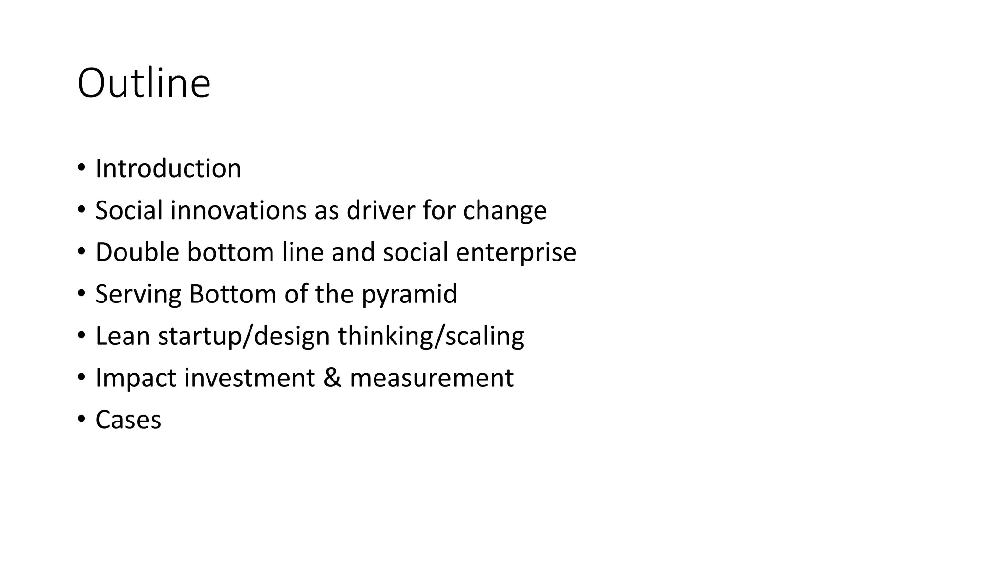 Social innovations and social entrepreneurship | PPTX