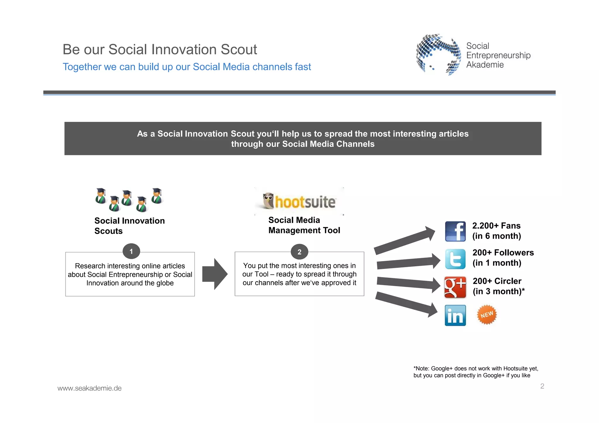 Social Innovation Scout Program | PDF