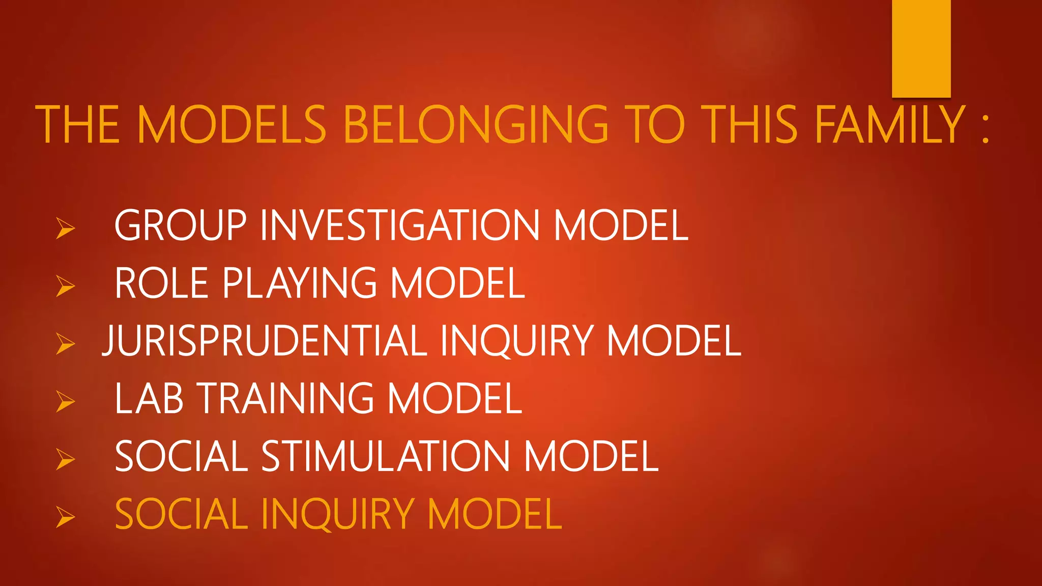 Social inquiry model of teaching ppt | PPTX