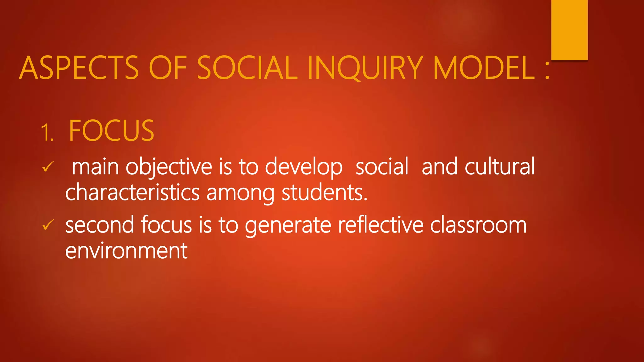 Social inquiry model of teaching ppt | PPTX