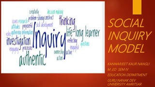 Social inquiry model of teaching ppt | PPTX
