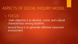 Social inquiry model of teaching ppt | PPTX