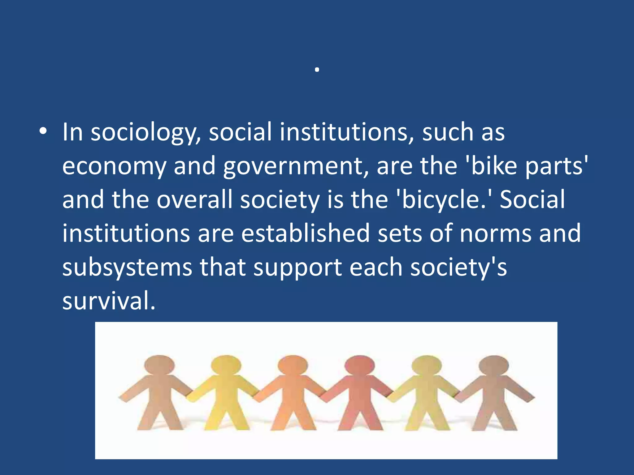 Social institutions | PPTX