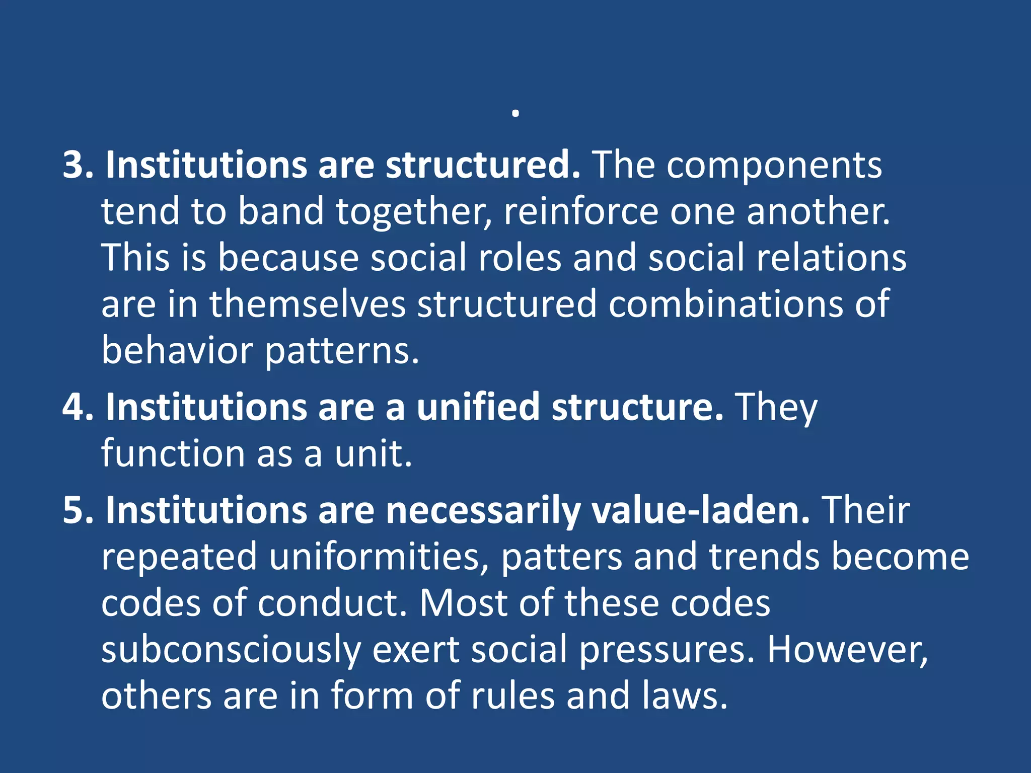Social institutions | PPTX