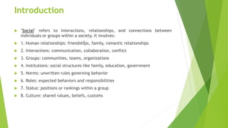 Social Institution Notes in detailed for students | PPTX