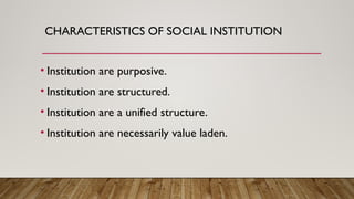 Social institution.pptx community Engagement solidarity | PPTX