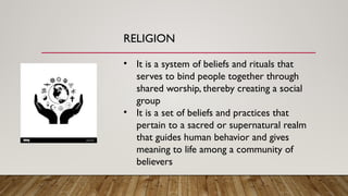 Social institution.pptx community Engagement solidarity | PPTX