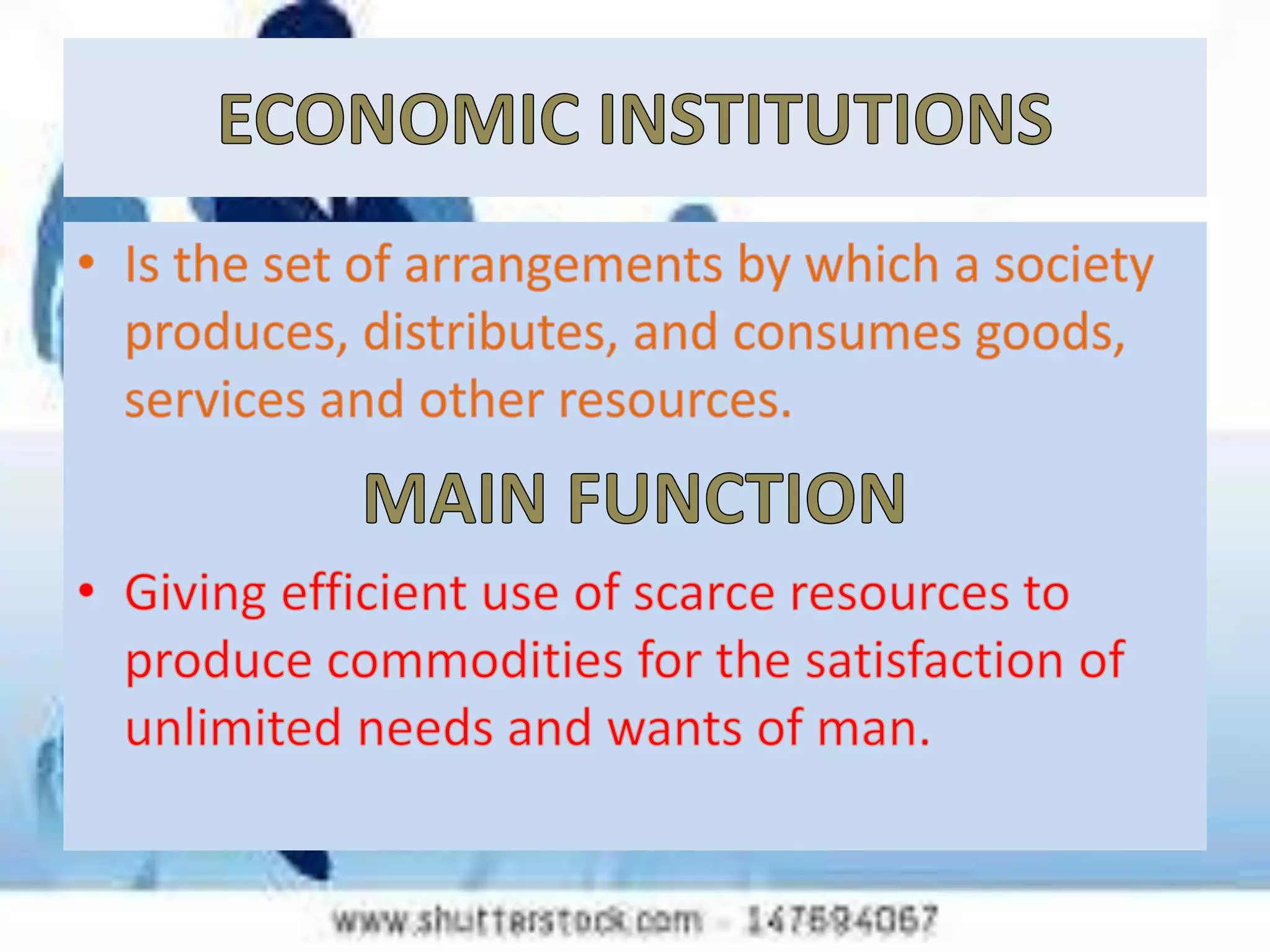 Social institutions.... | PPT