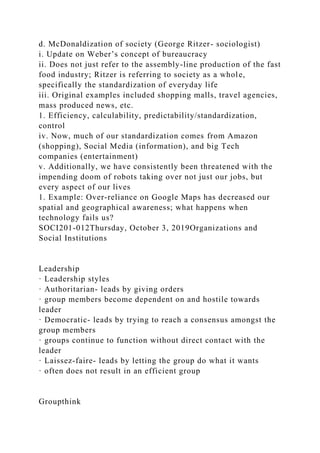 Social InstitutionsA complex of positions, roles, norms and val.docx ...