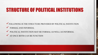 Social institutions ppt | PPTX
