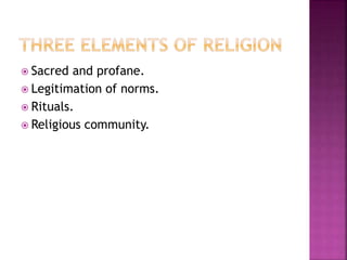 Sociology: Social Institution | PPTX