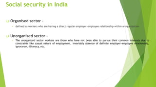 social Insurance concept and its application | PPTX