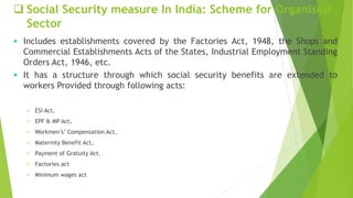 social Insurance concept and its application | PPTX