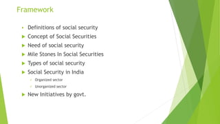 social Insurance concept and its application | PPTX